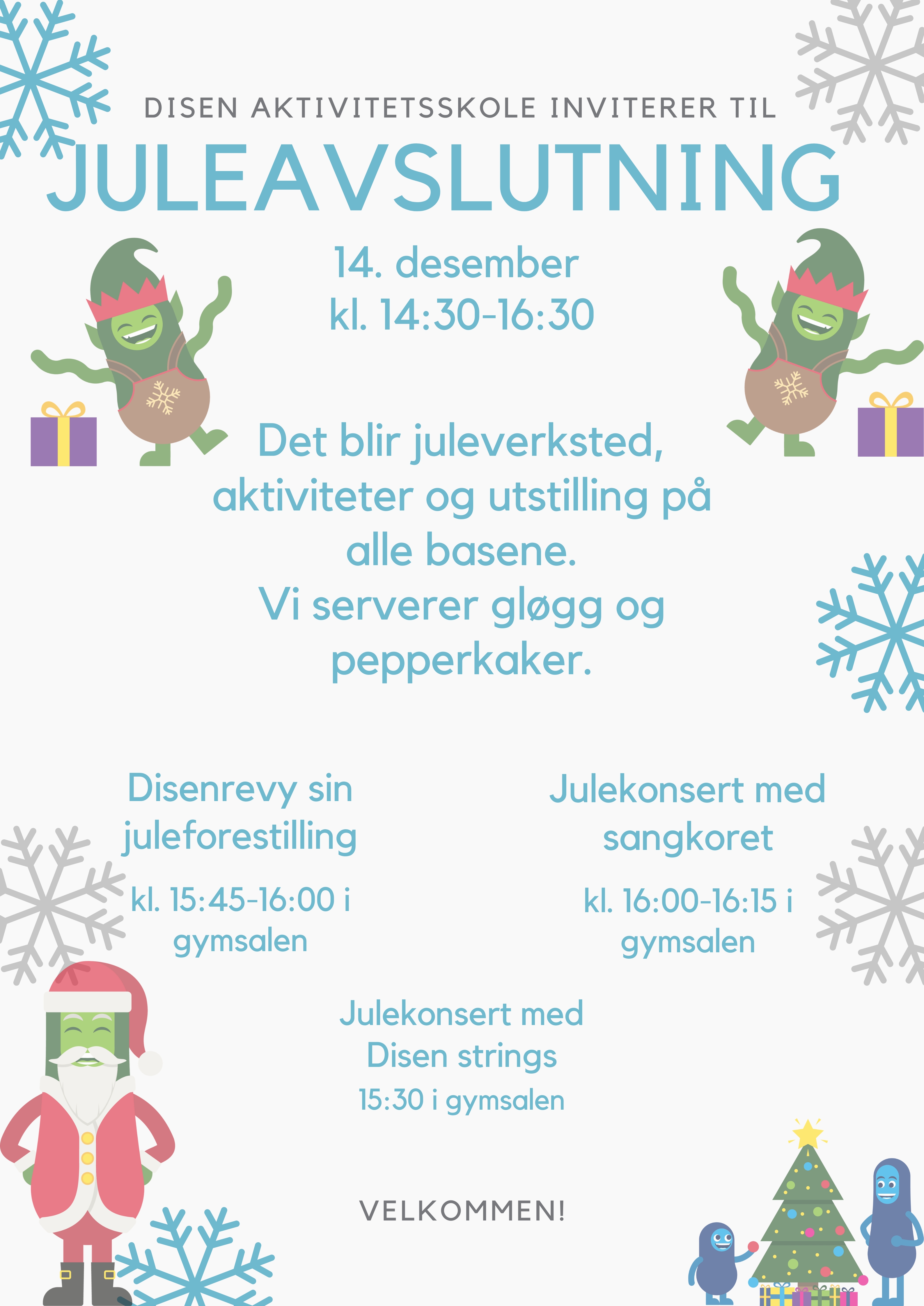 Juleavslutning på AKS